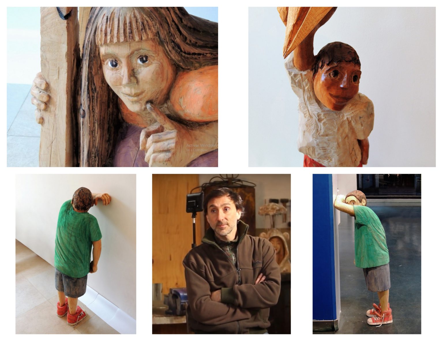 Una muestra del escultor rosarino Fabián Rucco sobre las infancias, en ...